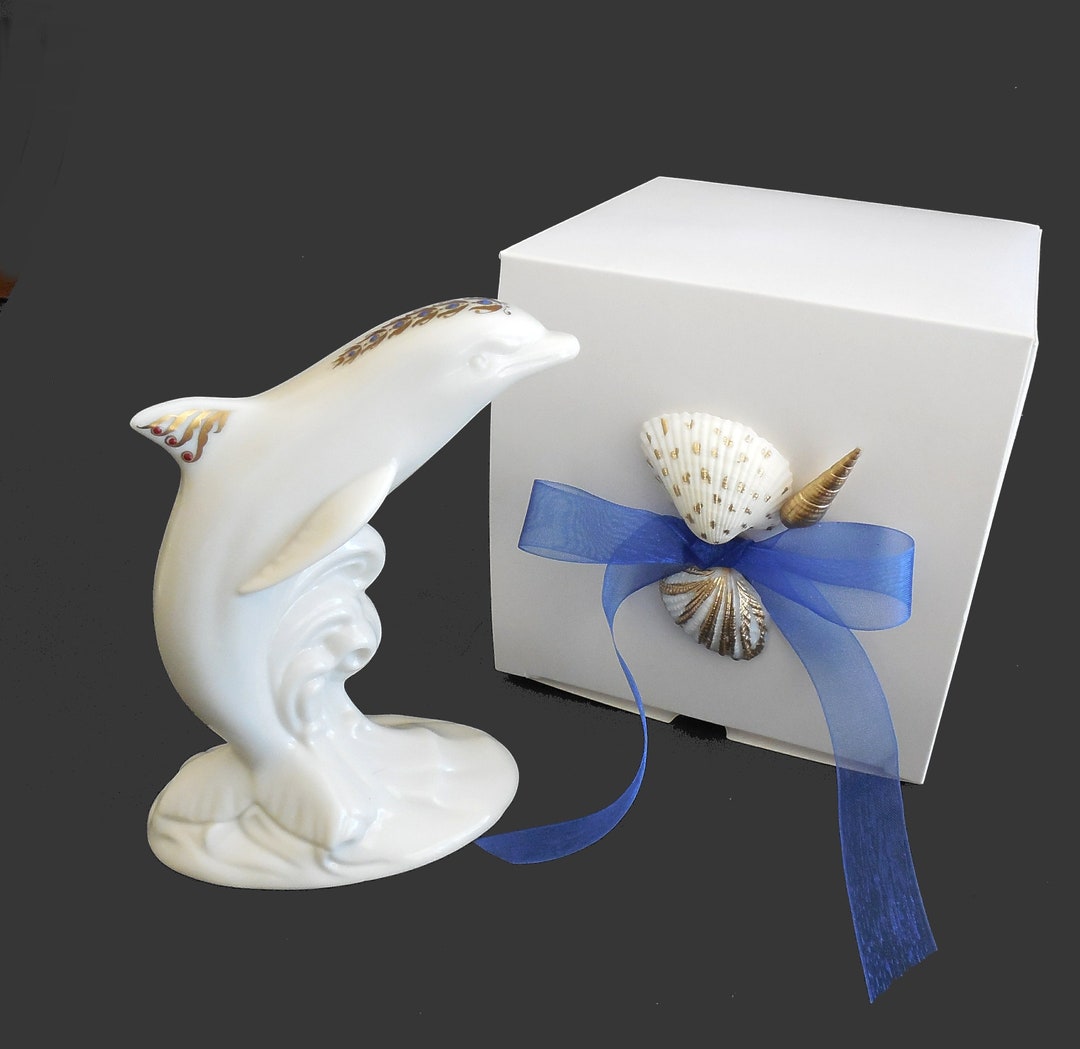 Lenox China Dolphin, Jewels Collection 1993, Dolphin Lover's Gift Box ...