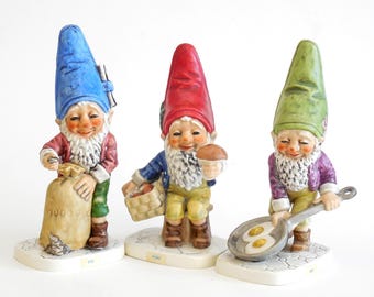 Goebel Gnome Co-boy Figurines CHOICE Kuni Painter 515, Plum Pastry Chef ...