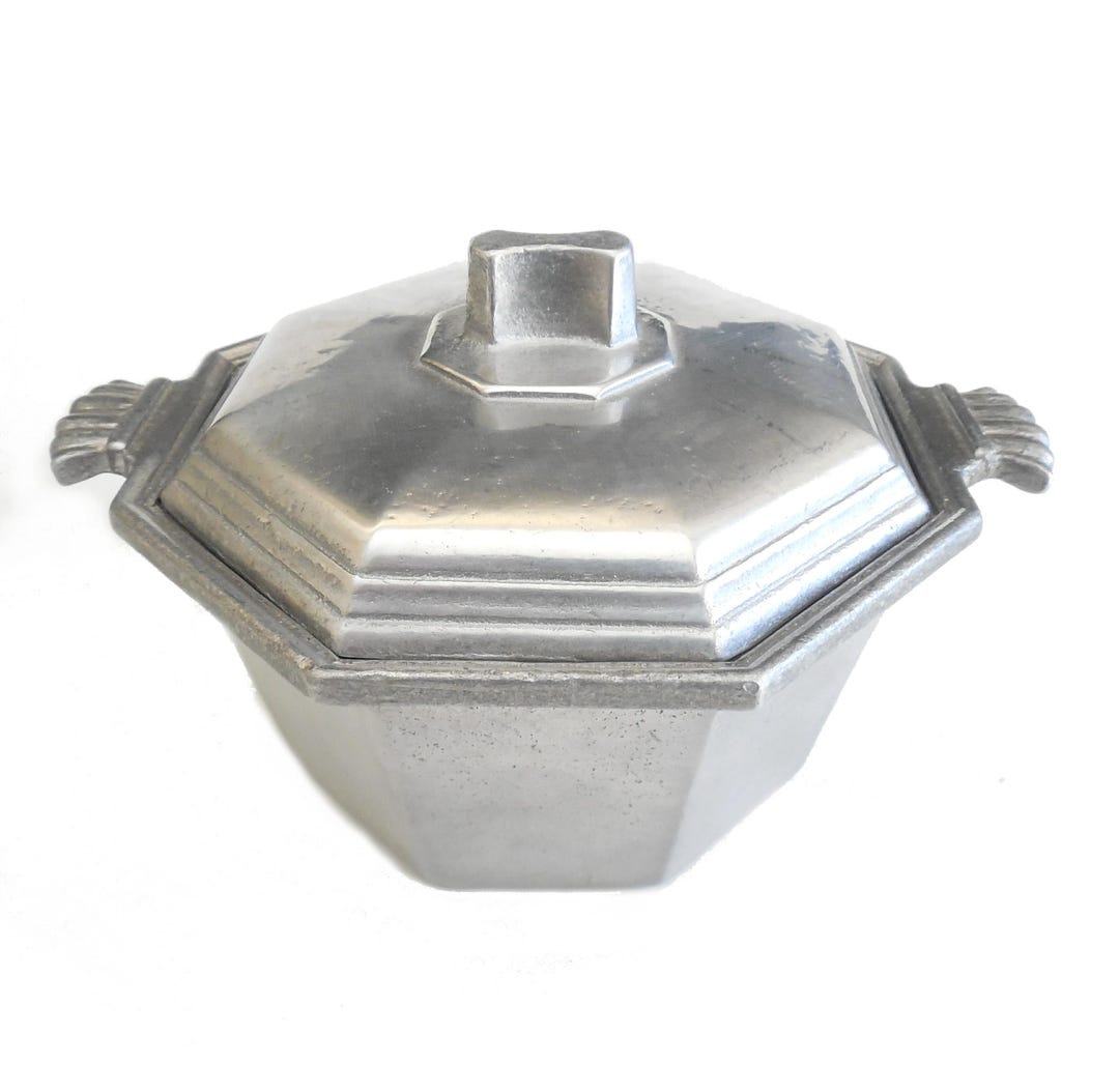 International Silver Company Small Octagon Pewter Hollowware Covered ...