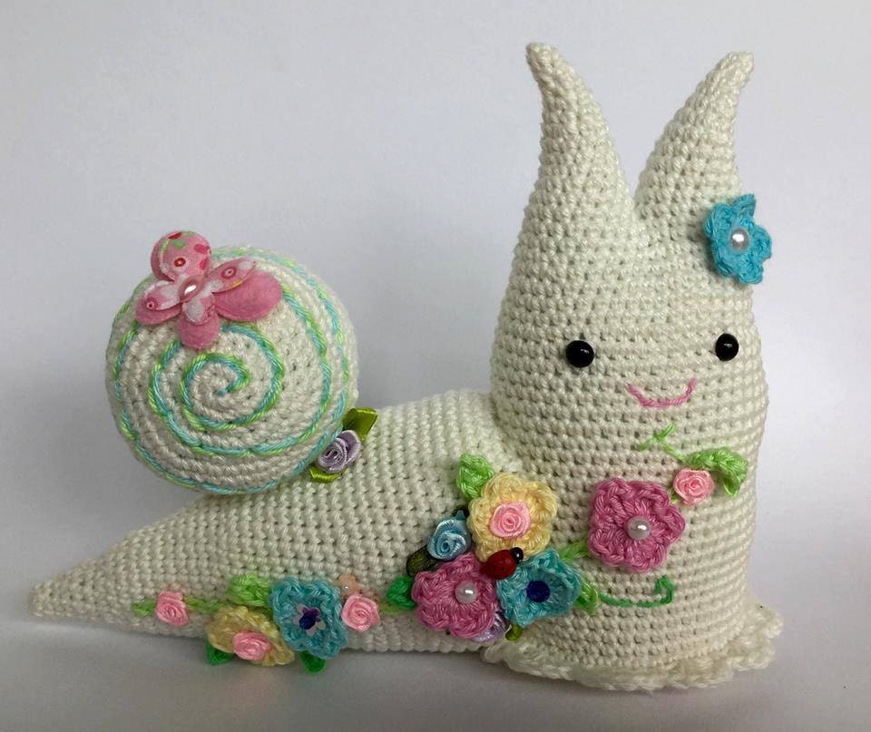 Amigurumi PATTERN, Spring Snail Crochet PDF Pattern - Etsy