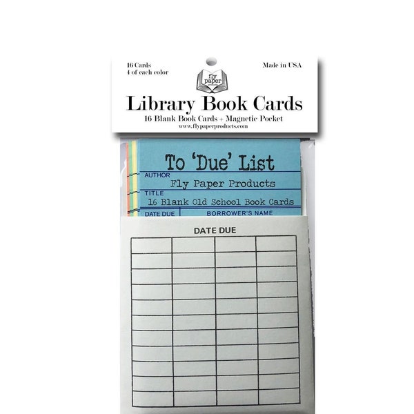 Library Cards - Etsy