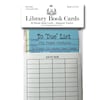 25 Assorted Rainbow Color or White Library Cards - Etsy