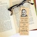 Ernest Hemingway Bookmark Wood Bookmark Eco Friendly Literary Gift ...