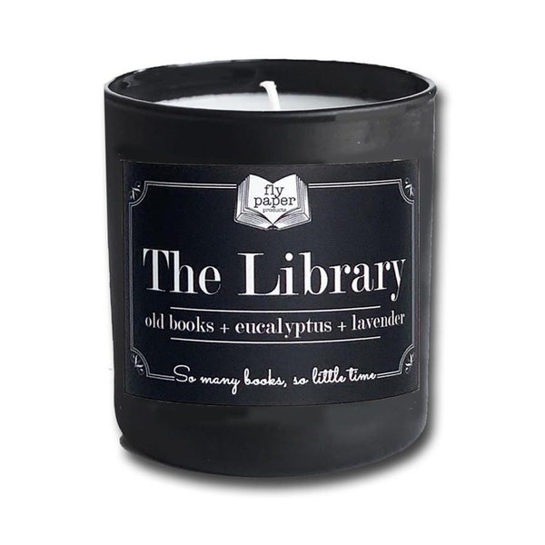 Library Candle - Etsy