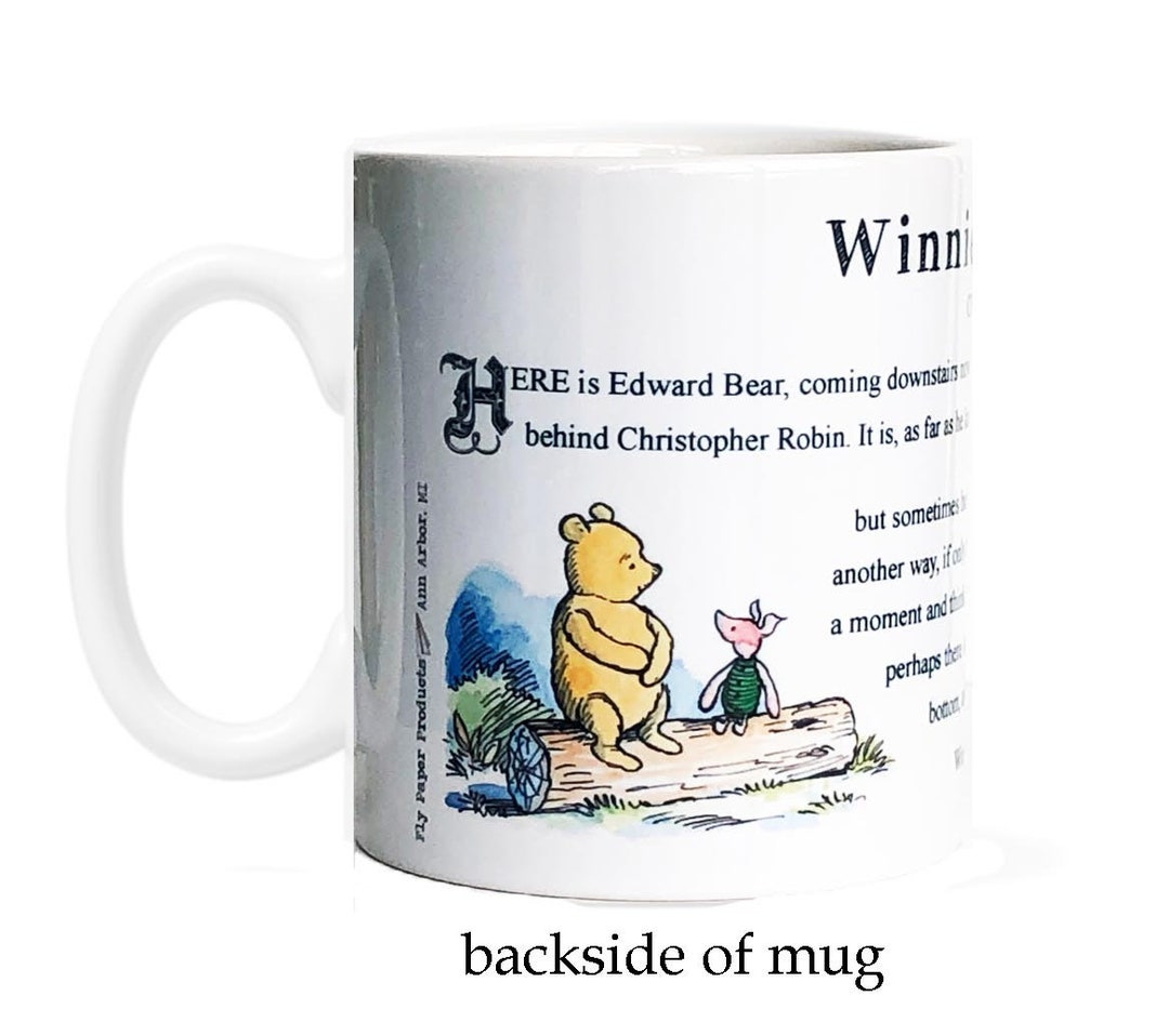 Winnie the Pooh- Chapter One- Ceramic Mug - Gift for Book Lovers - Etsy