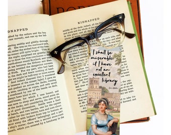 Jane Austen Pride and Prejudice Bookmark - Etsy