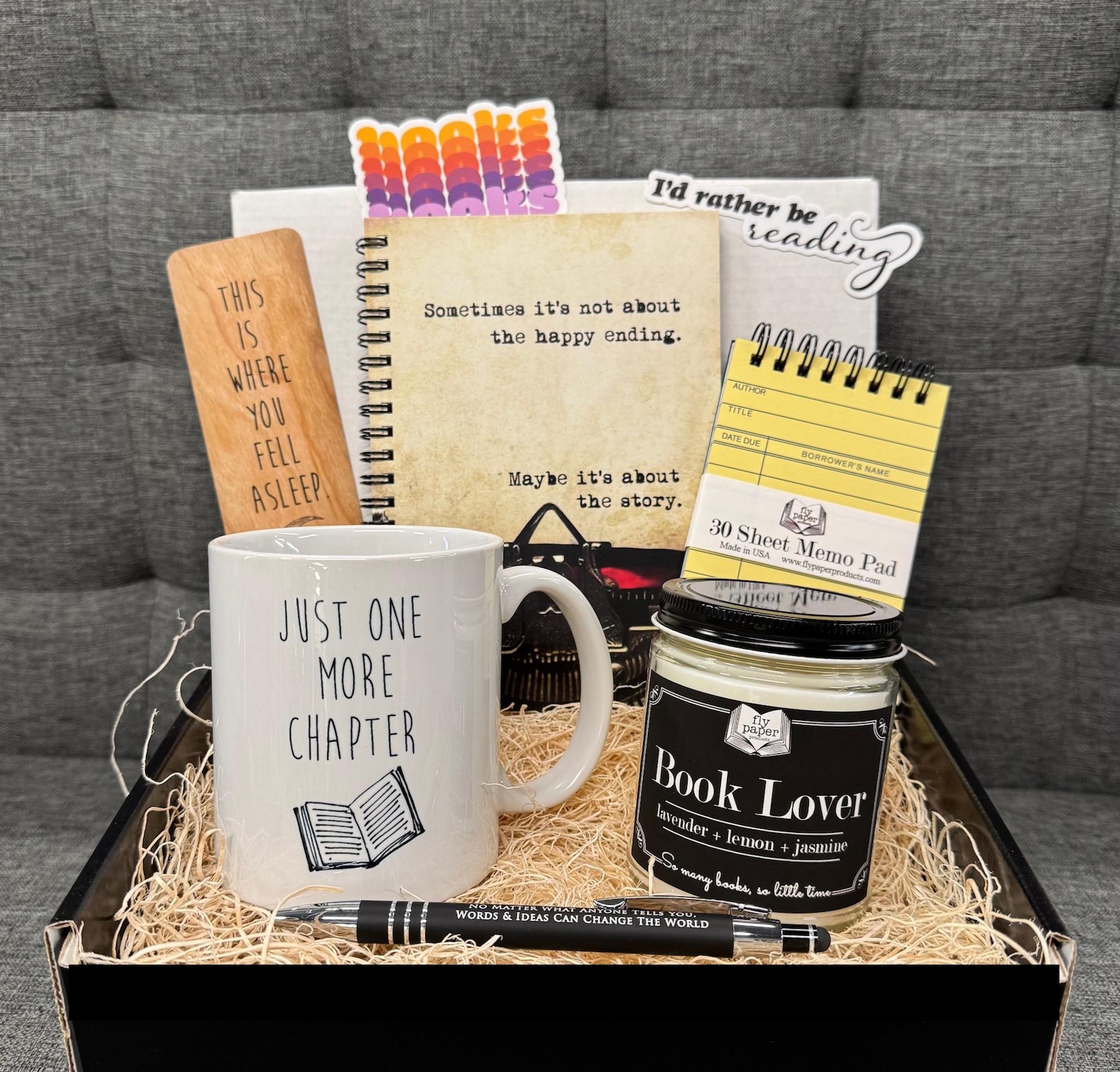 The Ultimate Book Lovers Boxed Gift Set - Care Package -literary and ...
