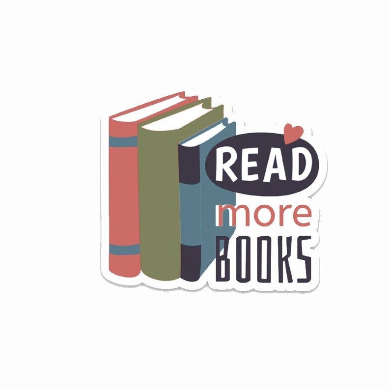 Read More Books 3 Vinyl Sticker Laptop Decal Water - Etsy