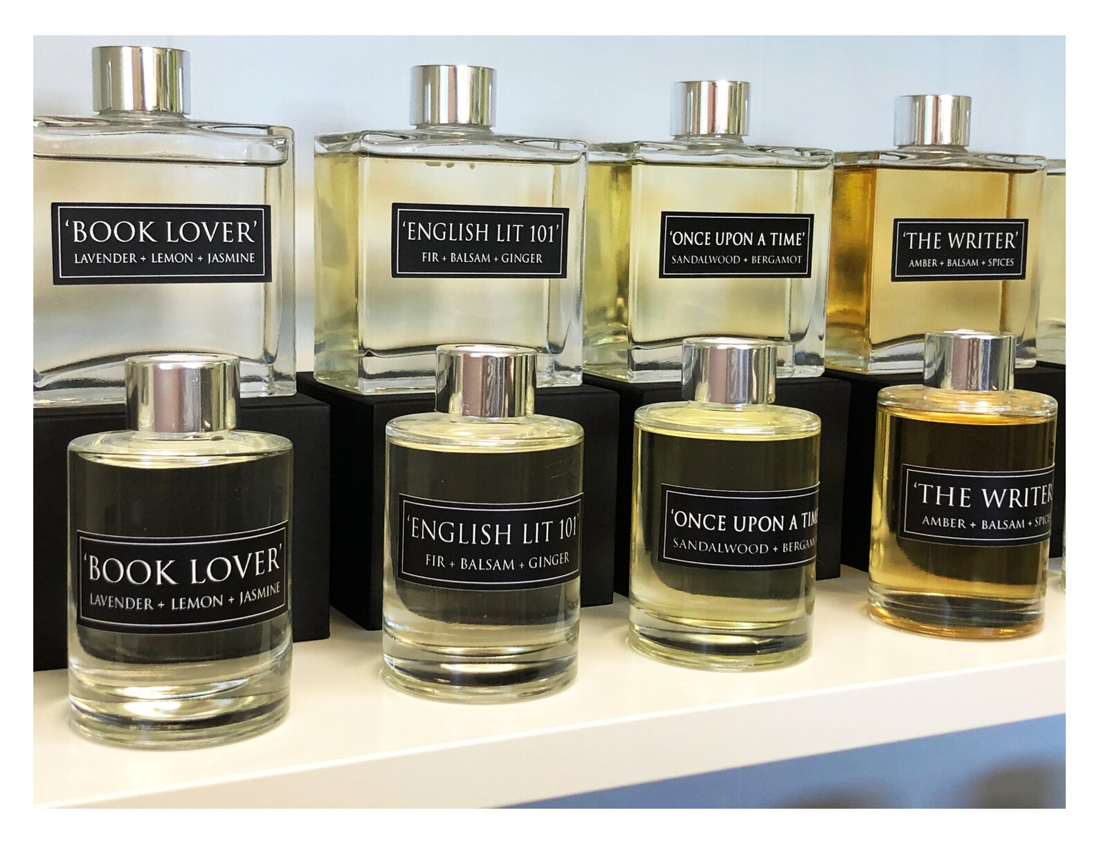 The Writer 7oz Reed Diffuser Set Amber Balsam Spices - Etsy