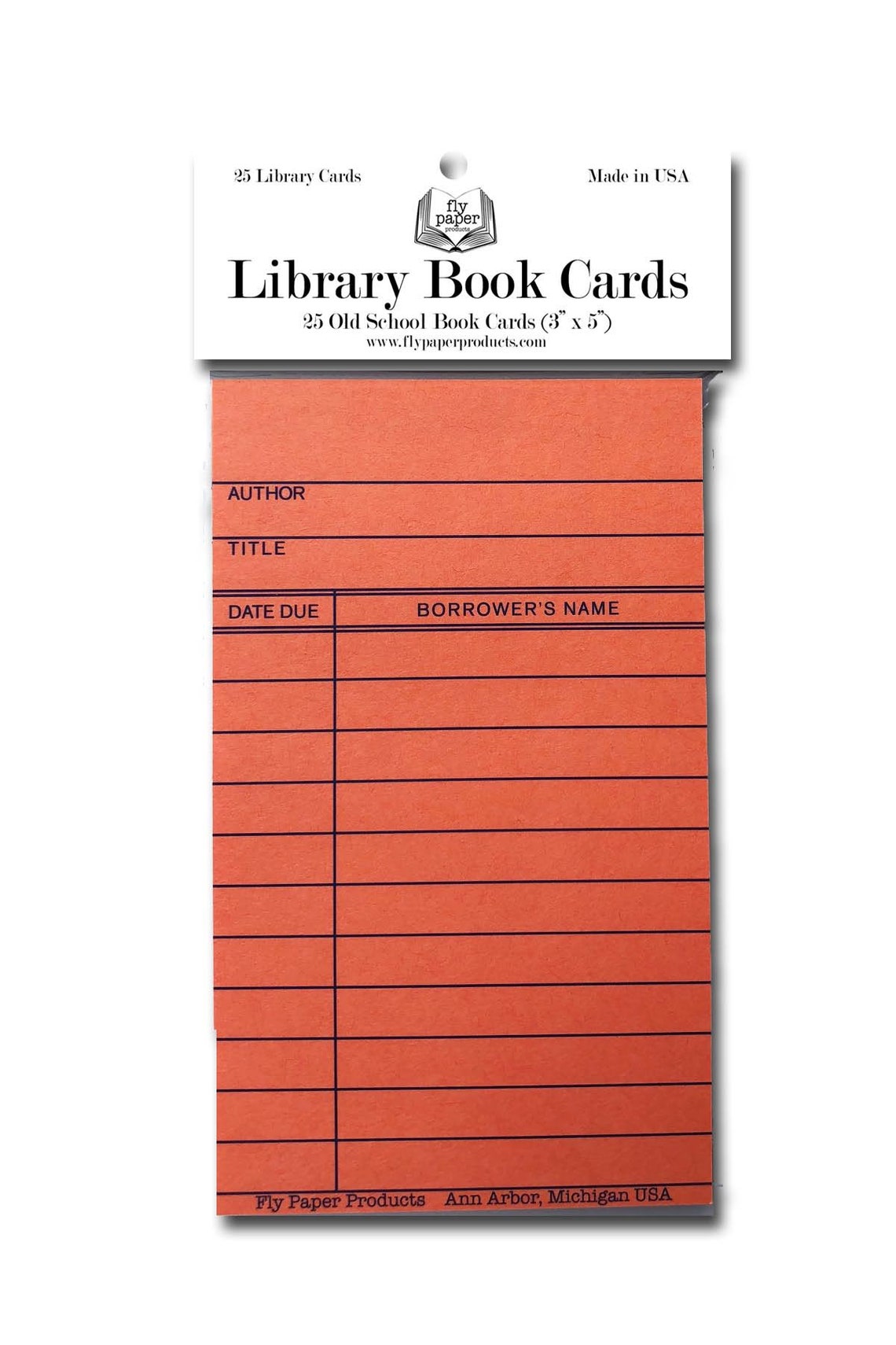 Magnetic Memo Vintage Library Book Cards + 25 Assorted Replacement ...