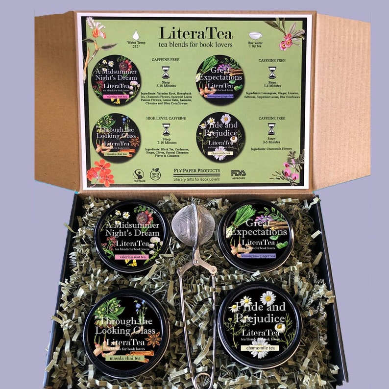 Ultimate Tea Lover Assorted Tea Gift Box - Etsy