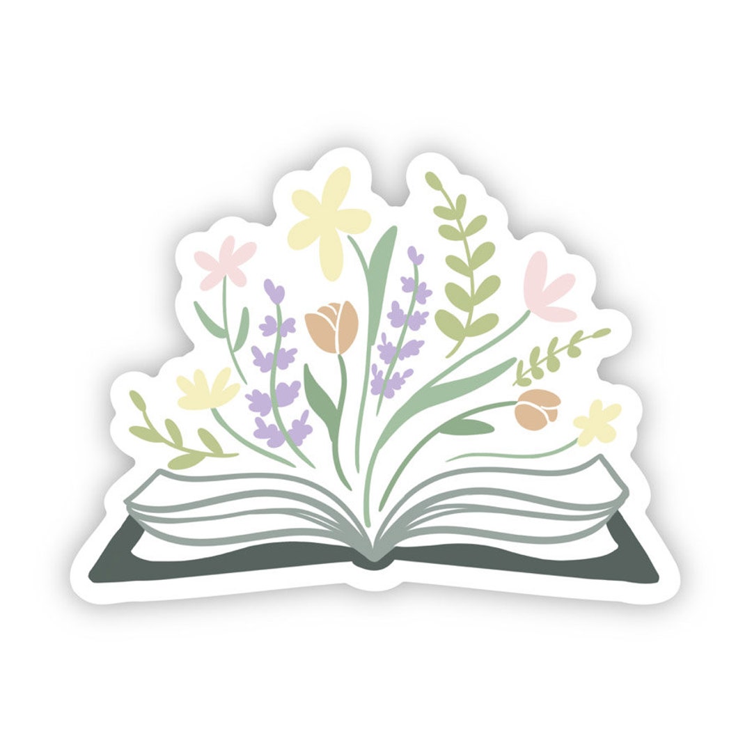 Botanical Library- 3" Vinyl Sticker Laptop Decal - Water Bottle Sticker ...