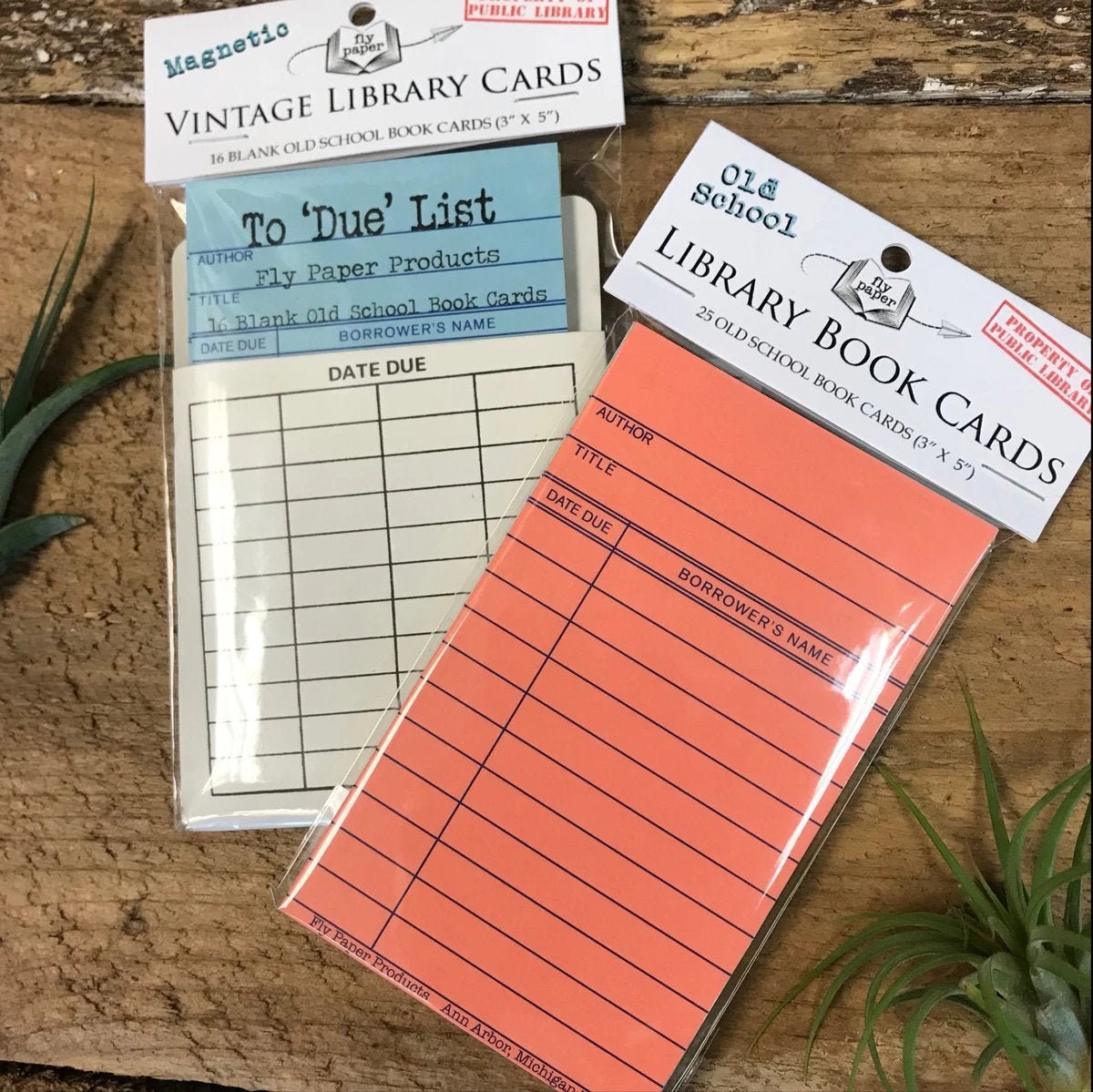 Vintage Library Book Card