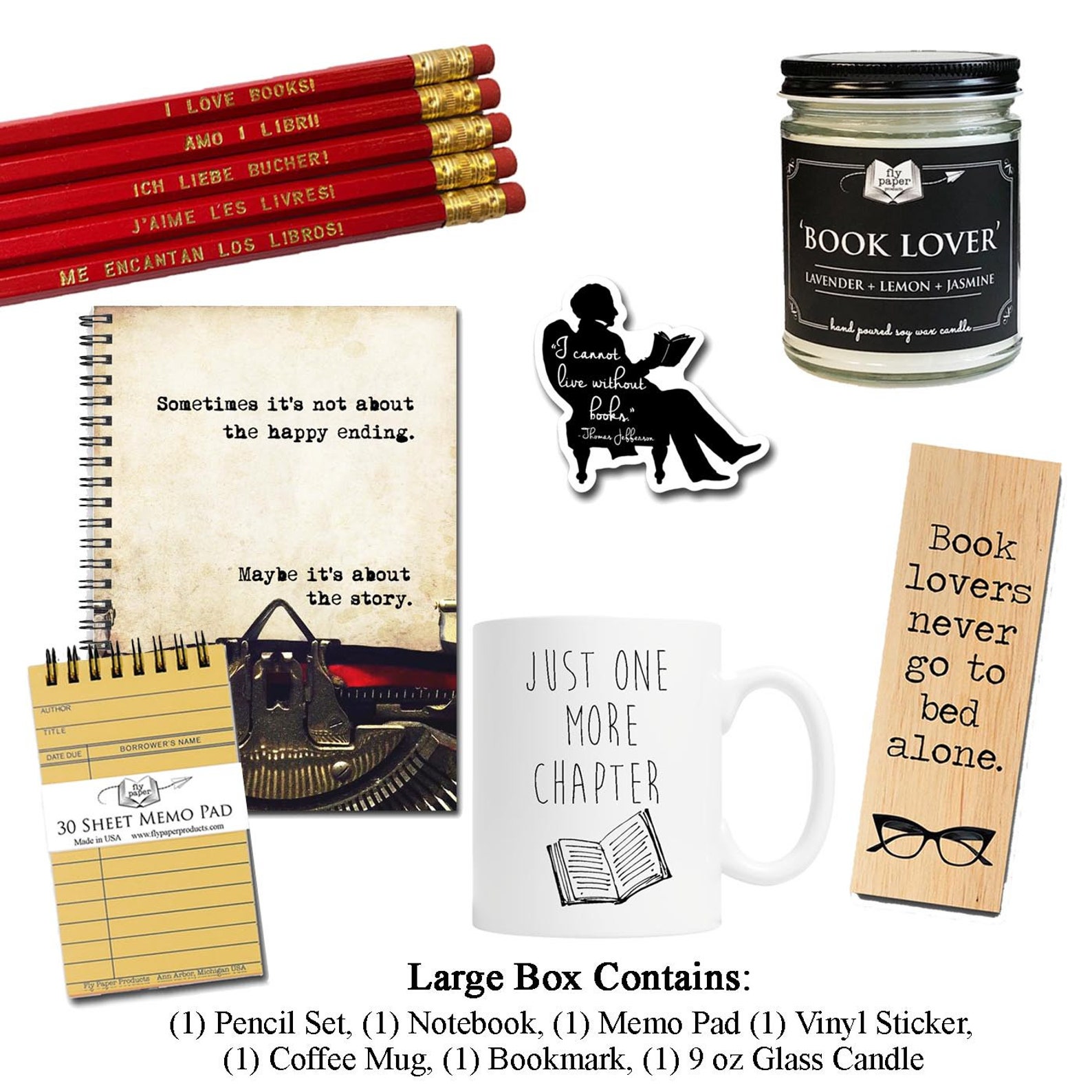 The Ultimate Book Lovers Boxed Gift Set Care Package - Etsy