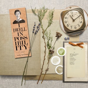 Emily Dickinson Bookmark: Cherry Wood Literary Gift - Etsy