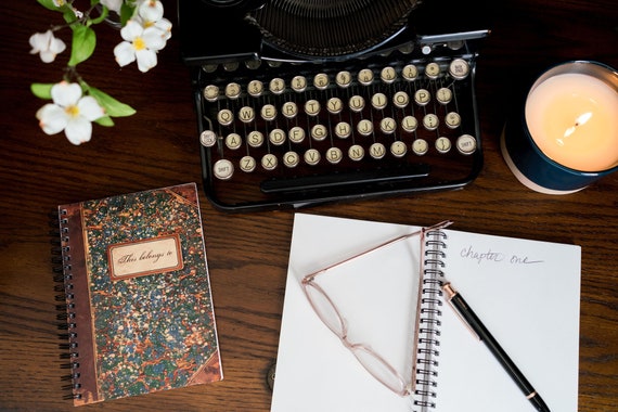 Library Themed 80 Page Note Book book Lover Gifts Literary | Etsy