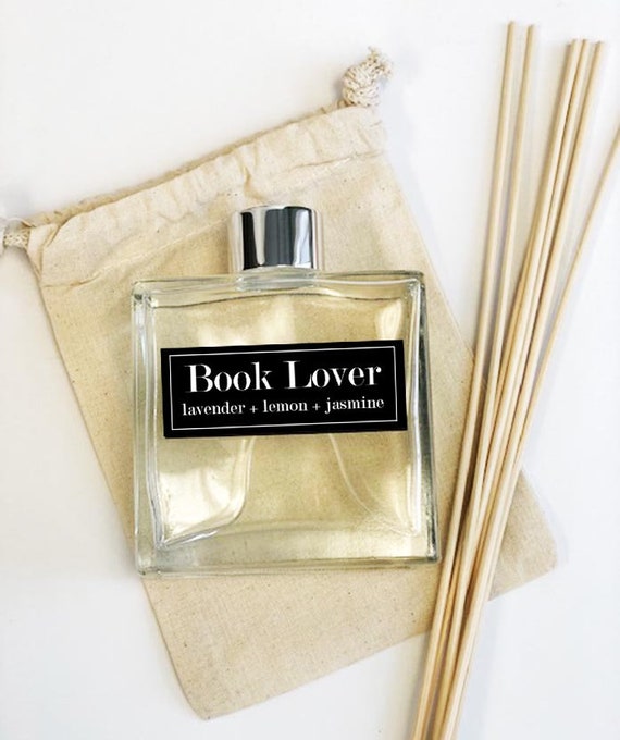 Book Lover 7oz Reed Diffuser Set Lavender Lemon - Etsy