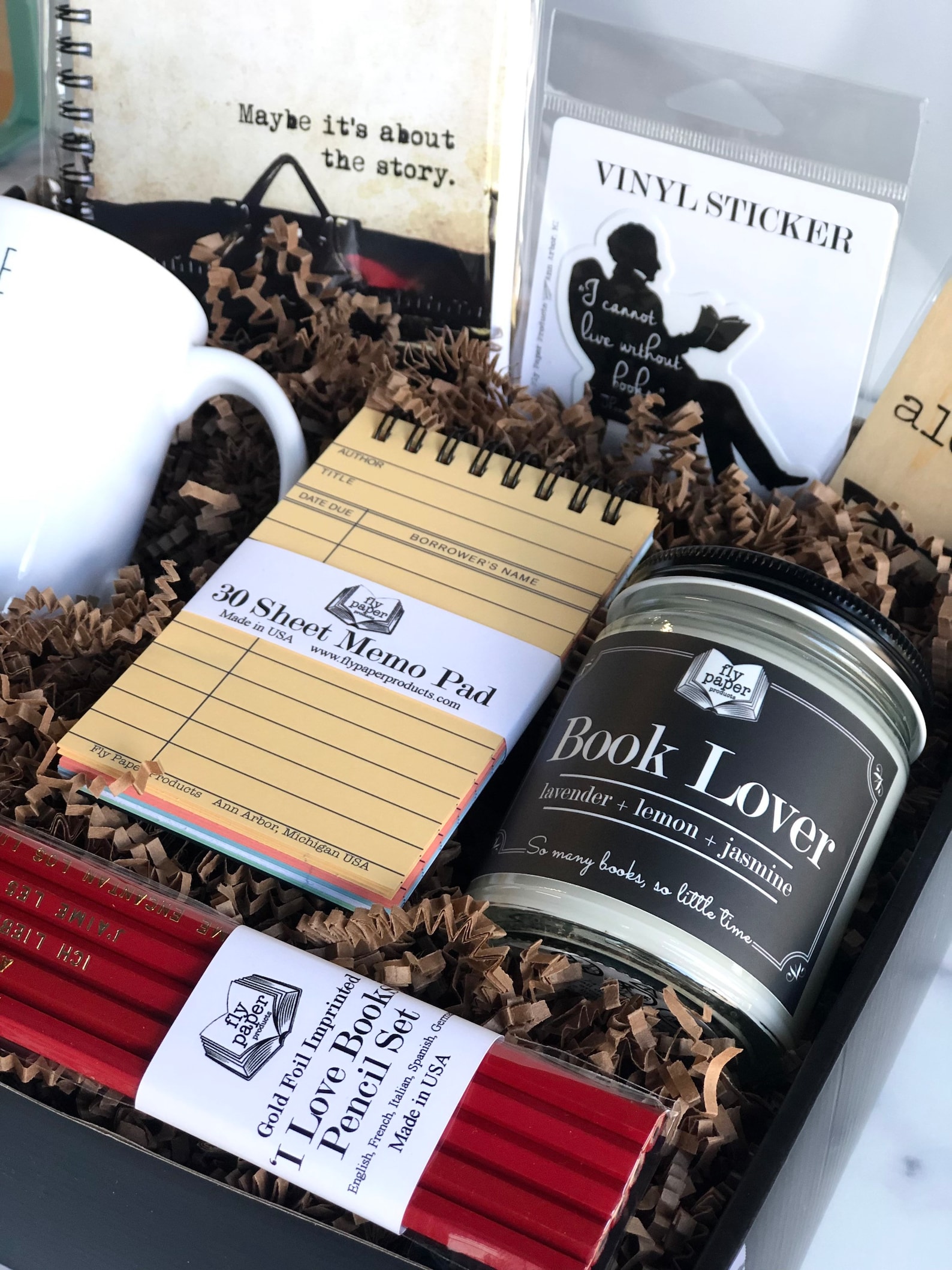 The Ultimate Book Lovers Boxed Gift Set - Care Package -literary and ...