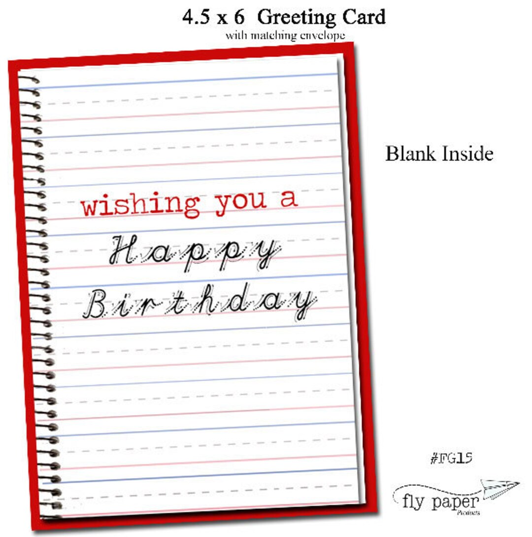 Wishing You a Happy Birthday! Grammar Themed Birthday Card. - Grammr ...
