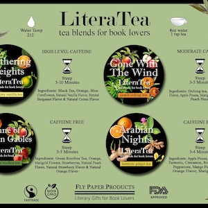 Ultimate Tea Lover Assortment Gift Box With 4 Mini Loose Leaf Tea ...