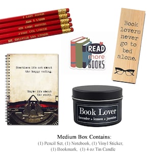 The Ultimate Book Lovers Boxed Gift Set - Care Package -literary and ...