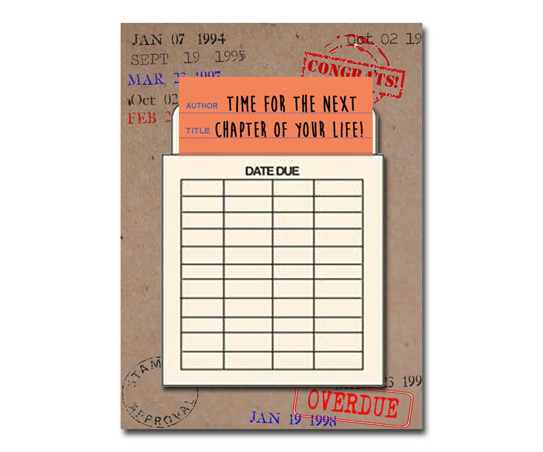 Time for the Next Chapter in Your Life! Book Themed Congratulations ...