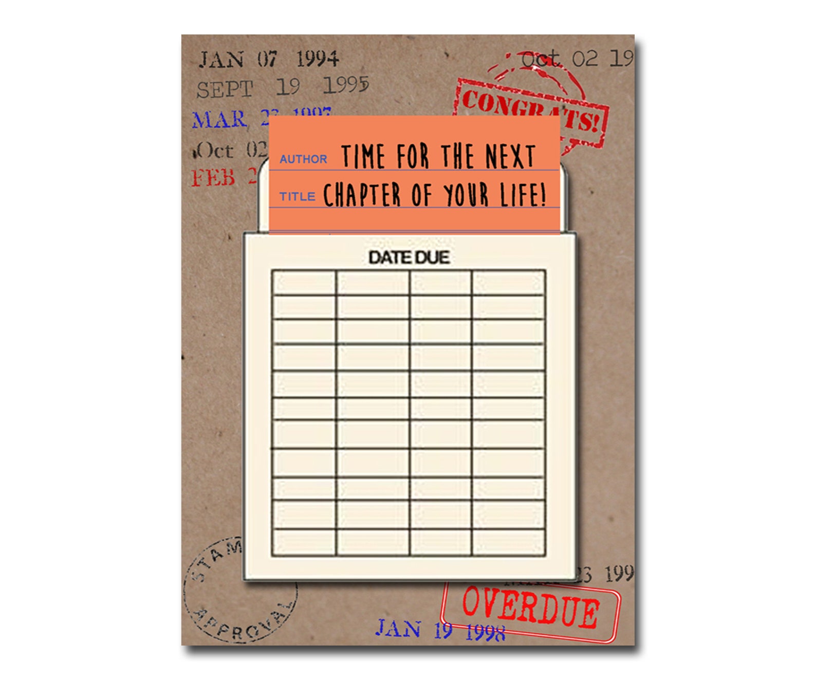 Time for the Next Chapter in Your Life Book Themed - Etsy