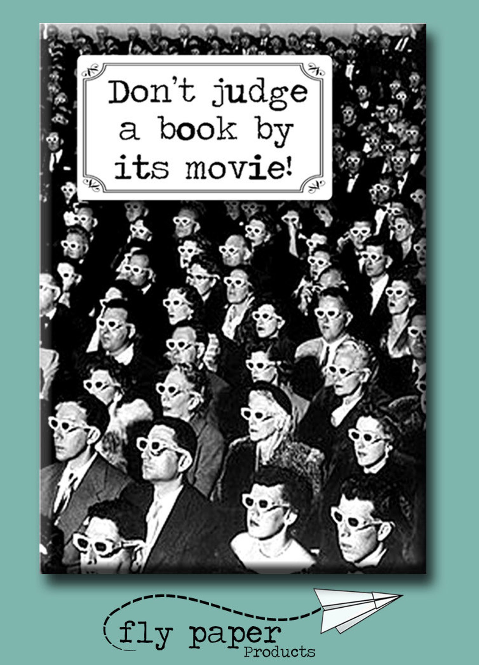 Don't Judge a Book by It's Movie FRIDGE MAGNET | Etsy