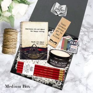 The Ultimate Book Lovers Boxed Gift Set - Care Package -literary and ...