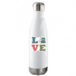 Love Books- 3" Vinyl Sticker Laptop Decal - Water Bottle Sticker - Book ...