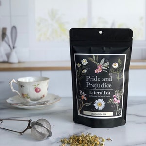 Pride and Prejudice Chamomile Tea for Jane Austen Fans and Book Lovers ...