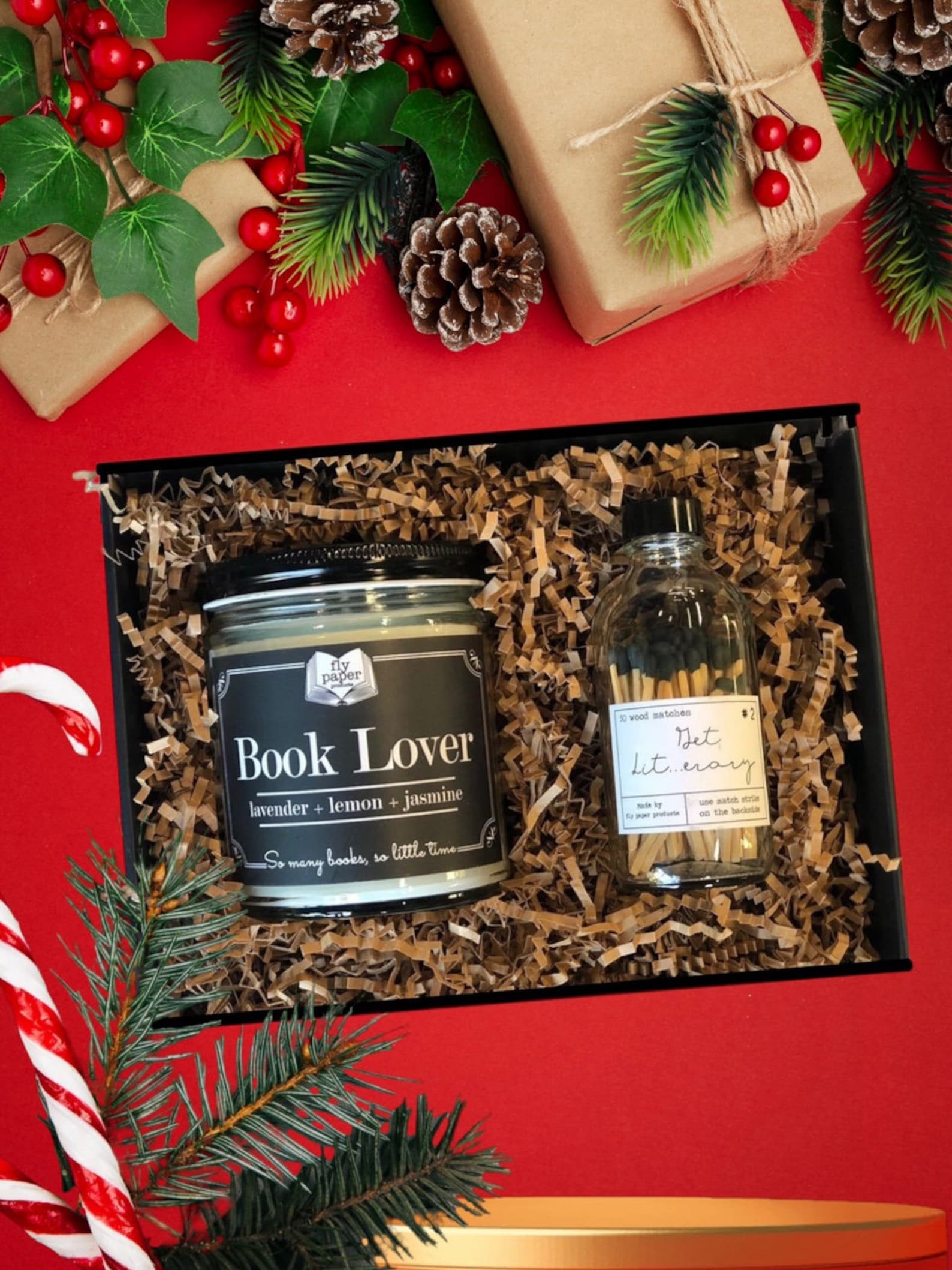 Light My Fire Curated Gift Set With Literary Candle + Apothecary ...