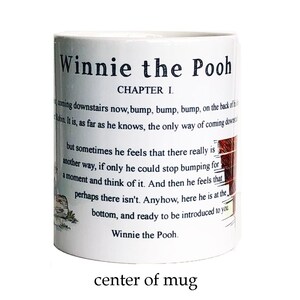 Winnie the Pooh- Chapter One- Ceramic Mug - Gift for Book Lovers - Etsy