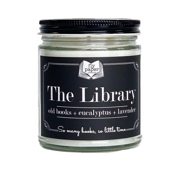 Library Candle - Etsy