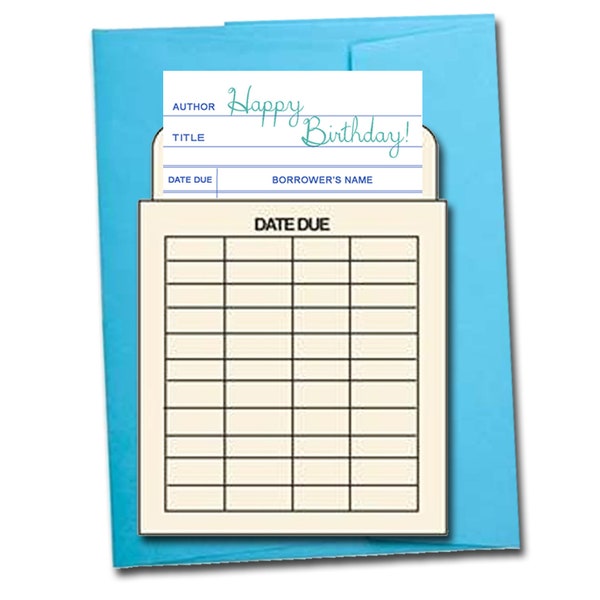 Book Inspired Birthday Card - Etsy