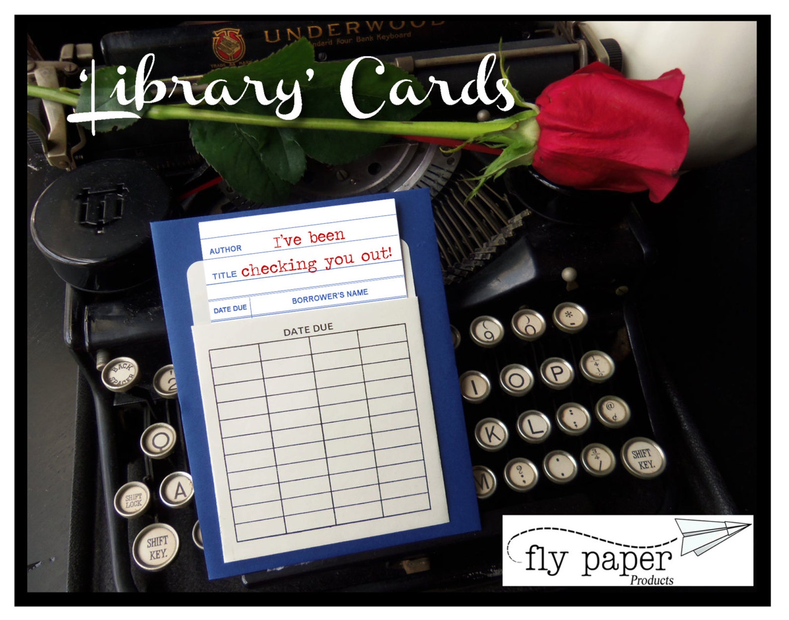 This Note is Overdue. Book Themed Greeting Card With a Vintage - Etsy