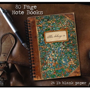 Library Themed 80 Page Note Book book Lover Gifts Literary - Etsy