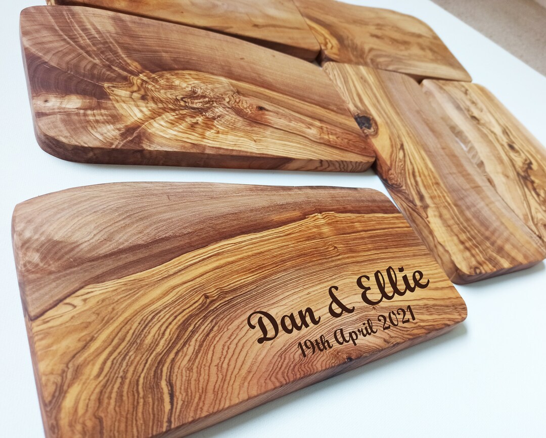 Olive Chopping Board, Personalised Engraved Solid Olive Board, Bulk ...