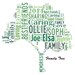 Word Art Canvas Family Tree Word Art Printed and Framed on Canvas ...
