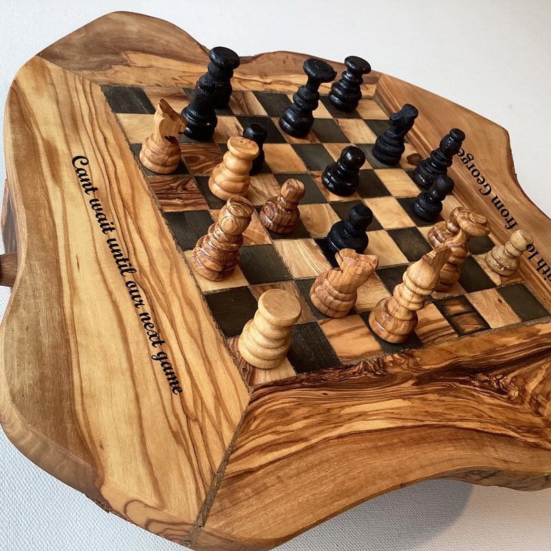 Wood Chess Set - Etsy