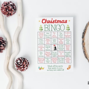 Virtual Christmas BINGO DIGITAL Instant Download - for Families or ...