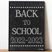 DIGITAL First Day of School 2022-2023 Sign Instant Download | Etsy