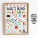 Printable Back to School BINGO for Teachers and Classrooms - Instant ...