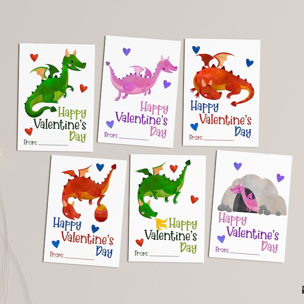 Dragon Valentine Day - Etsy