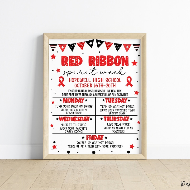 Red Ribbon - Etsy