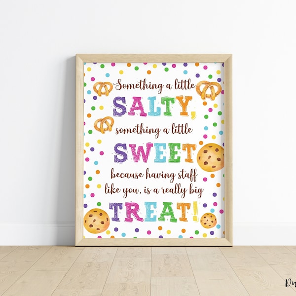 Sweet and Salty Teacher Appreciation - Etsy
