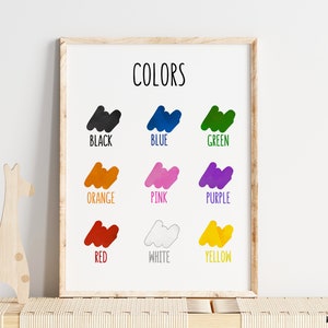 Classroom Rules Poster DIGITAL Print for Teachers - Playroom Wall Art ...