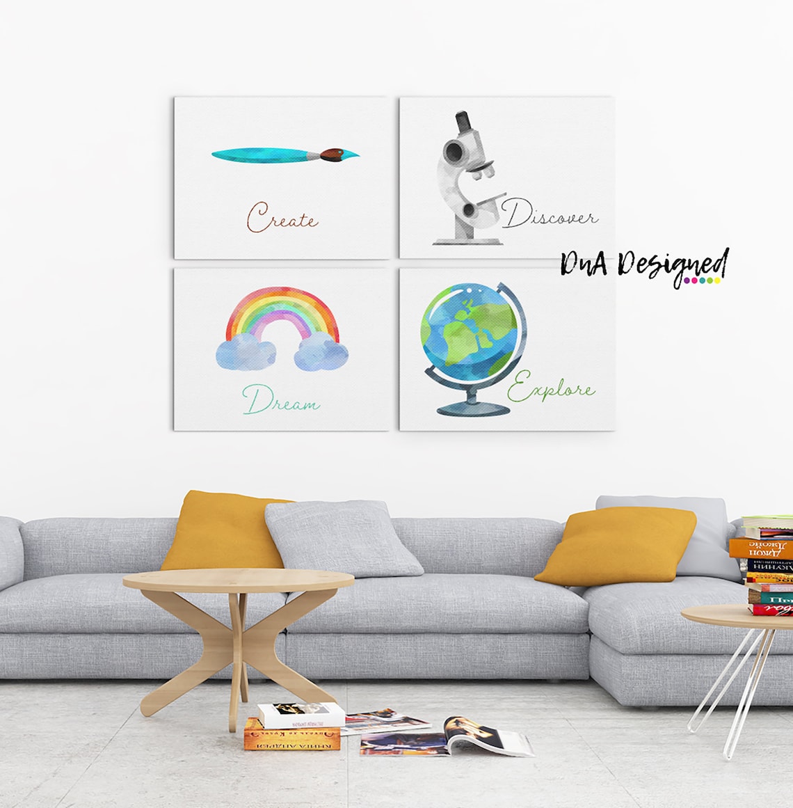 Create Discover Dream & Explore DIGITAL Print for Kids - Etsy