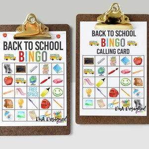 Printable Back to School BINGO for Teachers and Classrooms - Instant ...