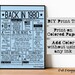 Back in 1980 DIGITAL Sign Instant Download DIY Print for Birthday or ...